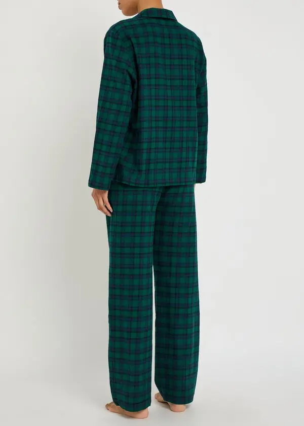 Eberjey Plaid Flannel Pyjama Set