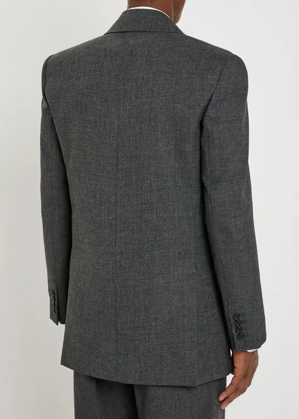 Saint Laurent Double-breasted Wool Blazer