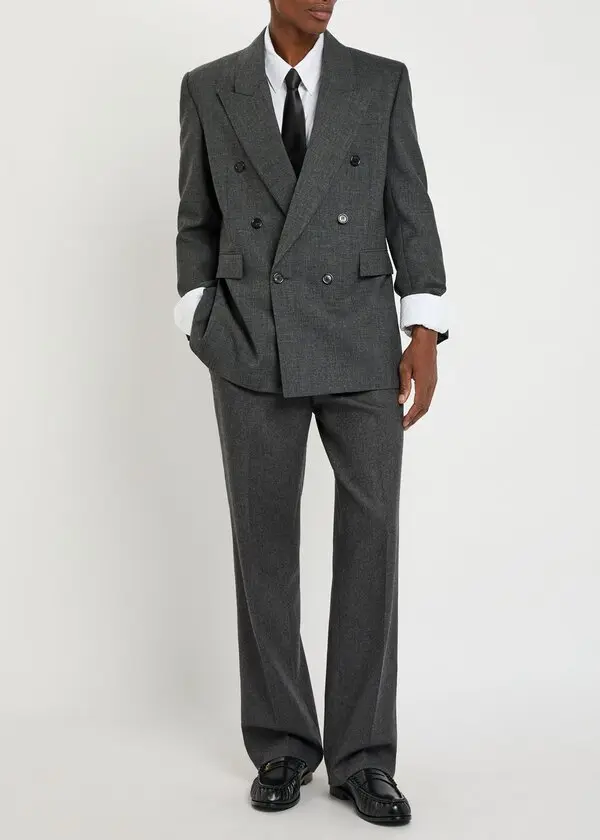 Saint Laurent Double-breasted Wool Blazer