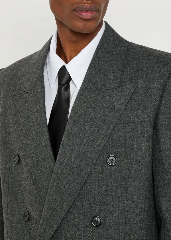 Saint Laurent Double-breasted Wool Blazer