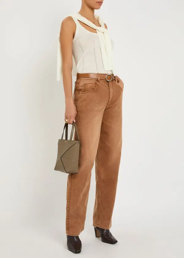 Gabriela Hearst Lucy Pointelle Wool Tank - Ivory