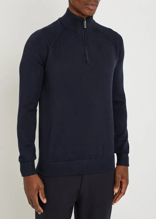 RAITH Quarter-zip Knit Jumper