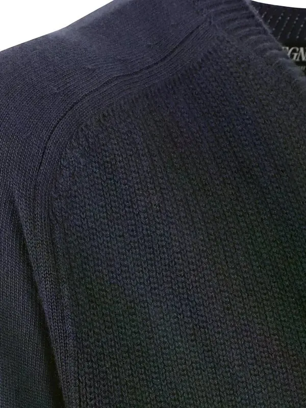 Zegna V-neck Long Sleeve Sweater
