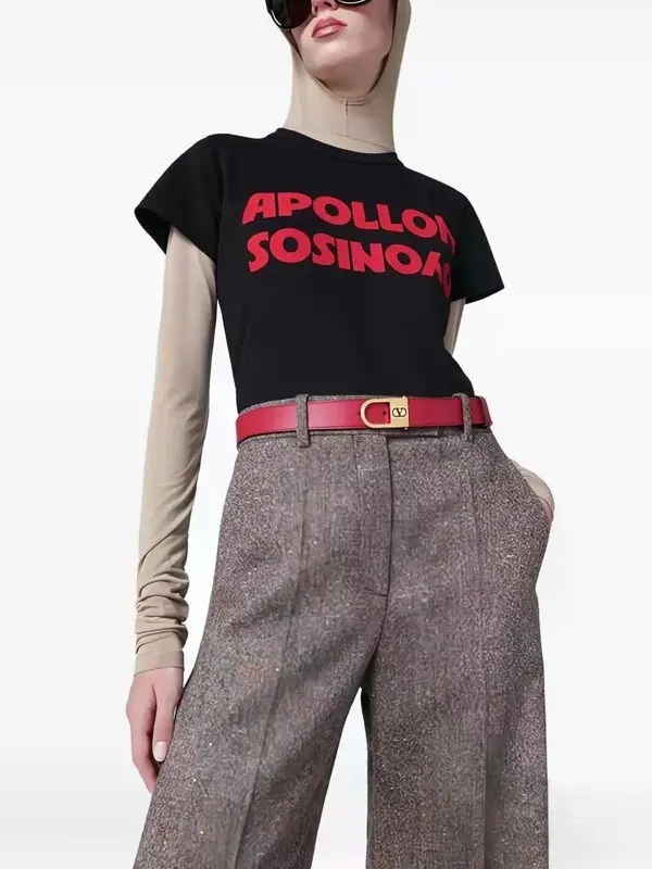Valentino Garavani Logo Buckle Belt