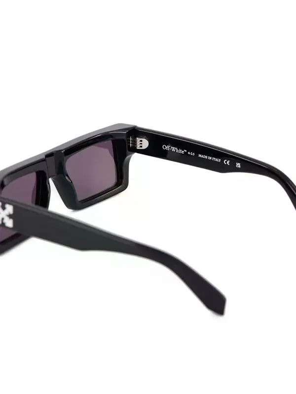 Off-White Rectangular Logo Sunglasses