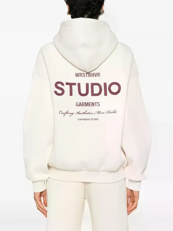 WRSTBHVR Pouch Hoodie - Neutrals