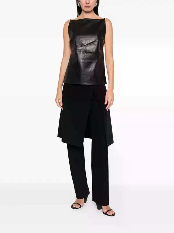 ST. AGNI Square-neck Top