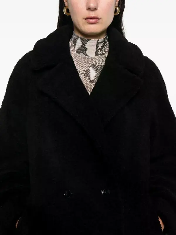 Herno Double-breasted Coat - Black