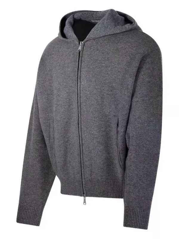 COOR Zip-up Knitted Hoodie