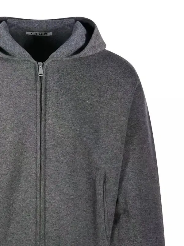 COOR Zip-up Knitted Hoodie