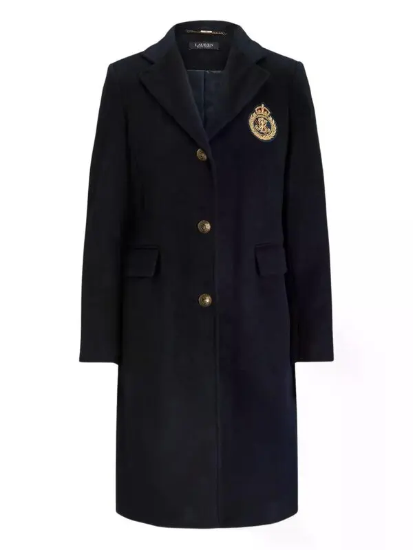 Ralph Lauren Belted Embellished-detail Coat