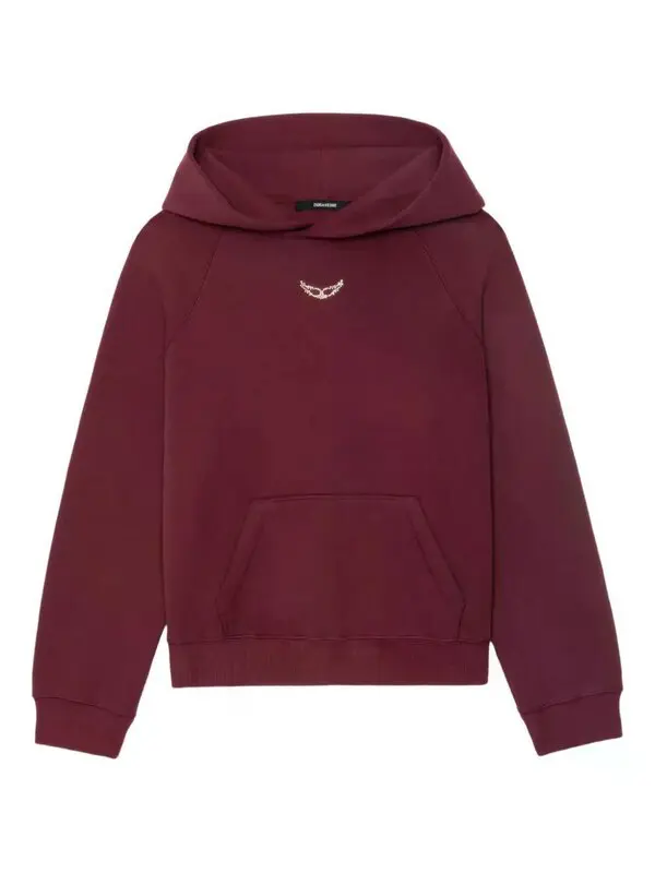 Zadig&Voltaire Georgy Hoodie With Rhinestone Embellishment