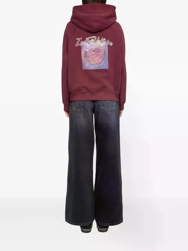 Zadig&Voltaire Georgy Hoodie With Rhinestone Embellishment