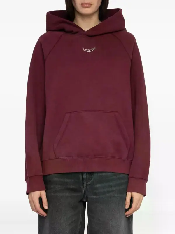 Zadig&Voltaire Georgy Hoodie With Rhinestone Embellishment