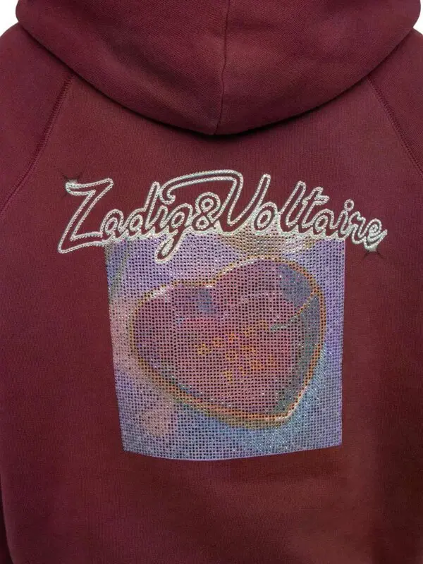 Zadig&Voltaire Georgy Hoodie With Rhinestone Embellishment