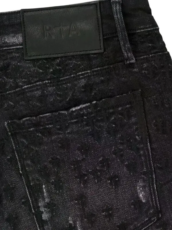 RtA Cross Embroidery Bryant Jeans