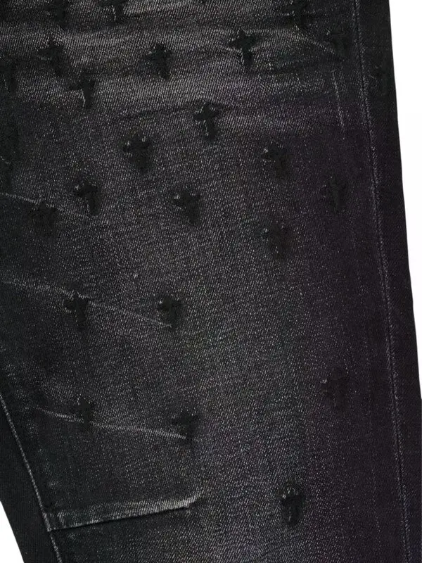 RtA Cross Embroidery Bryant Jeans