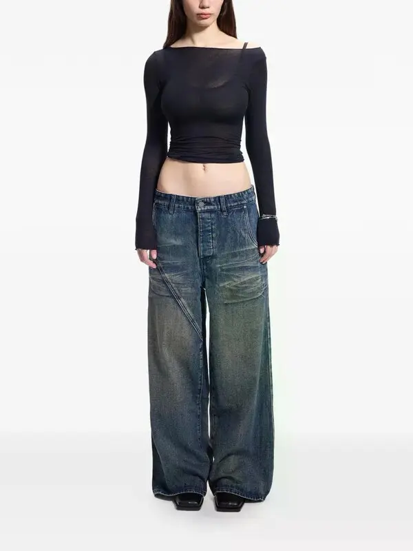PROTÉMOA Wash-effect Jeans