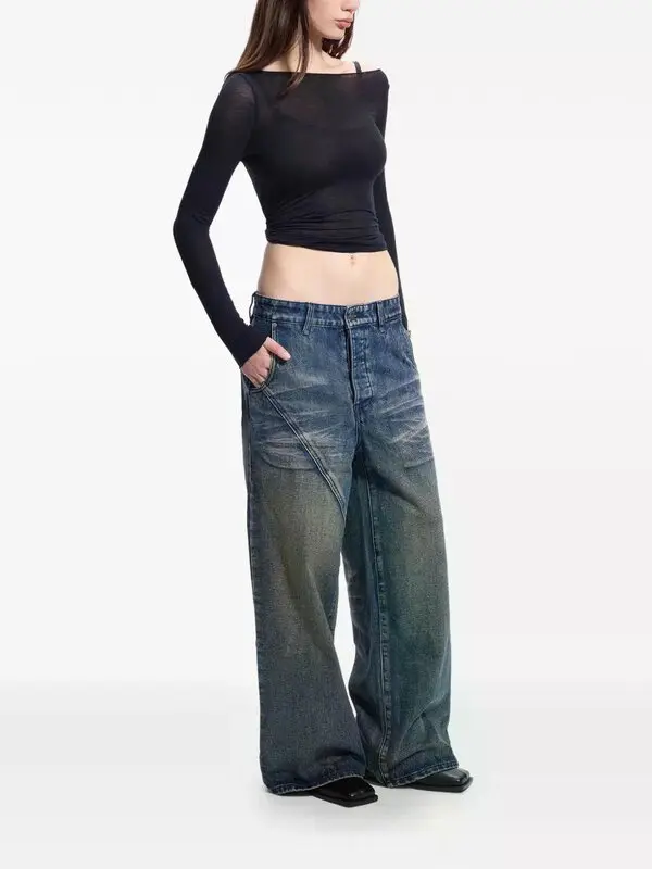 PROTÉMOA Wash-effect Jeans