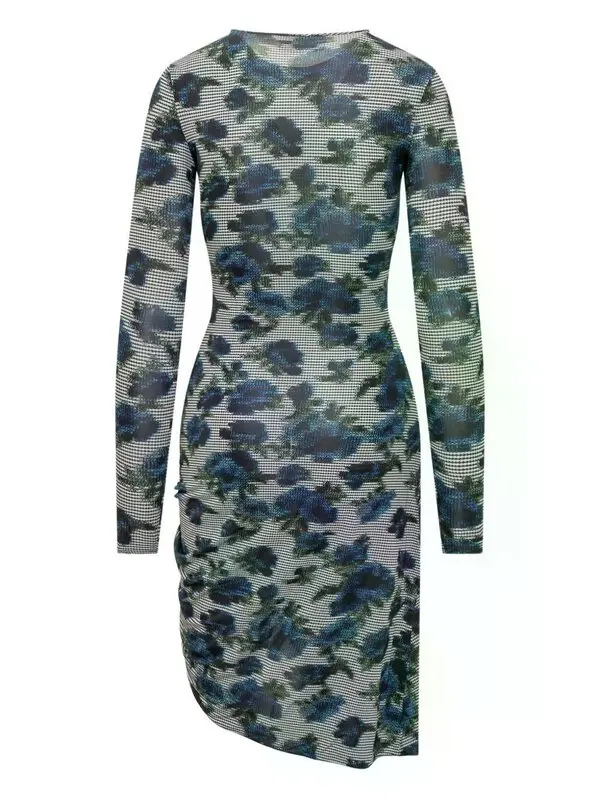 Coperni Floral Knot Midi Dress