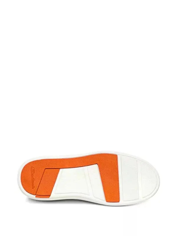 Santoni Suede Slip-on Sneakers - Blue