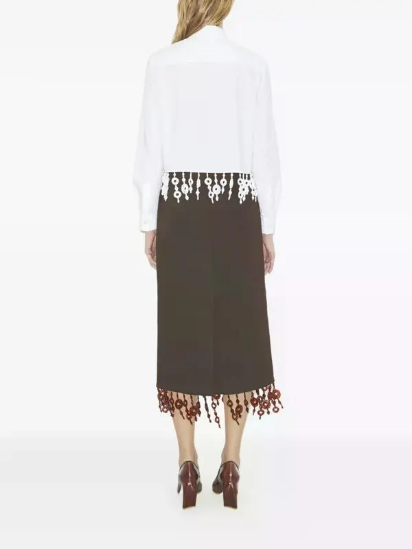Tory Burch Crystal-embellished Button-down Shirt