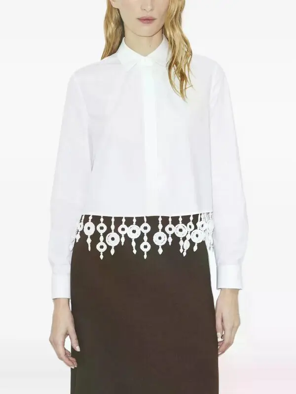 Tory Burch Crystal-embellished Button-down Shirt