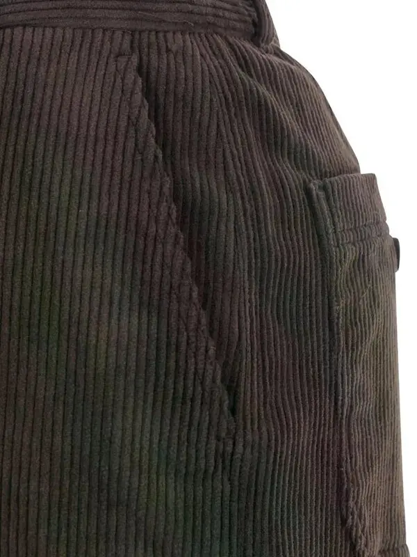 DUNST Corduroy Wide-leg Trousers