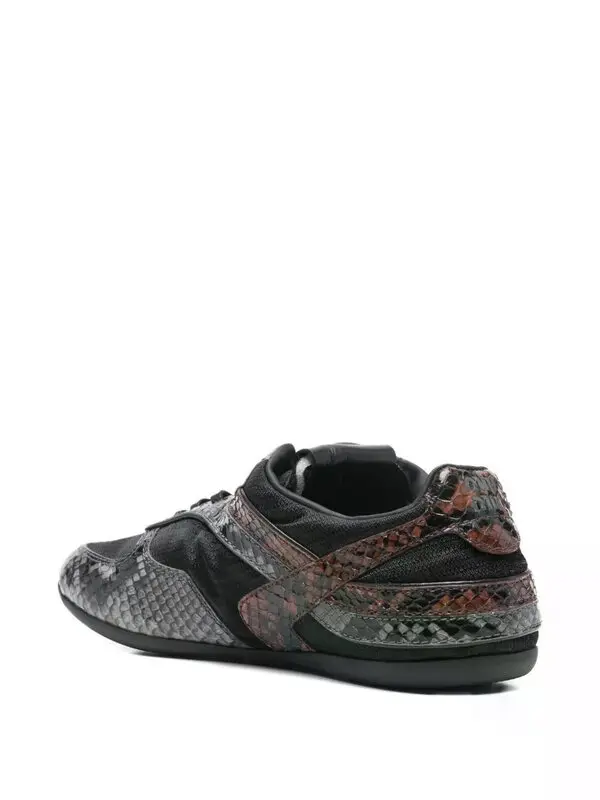 Miu Miu Panelled Sneakers - Black