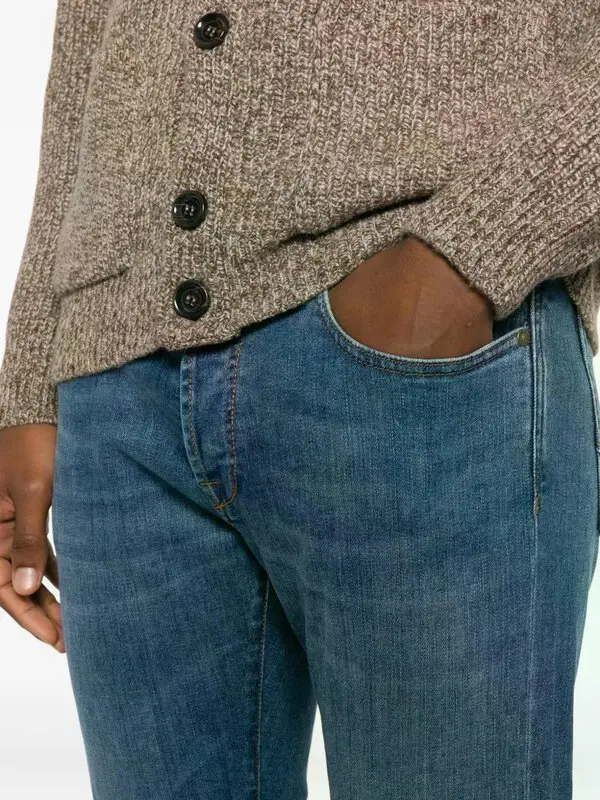 Incotex Five-pocket Jeans - Blue