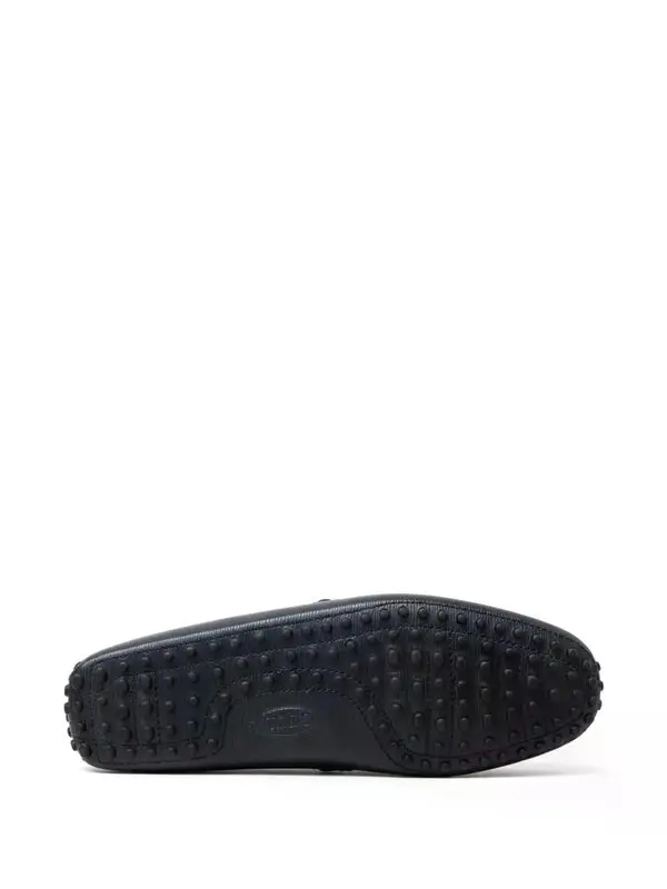 TOD'S Gommini Lace-up Boat Shoes - Blue