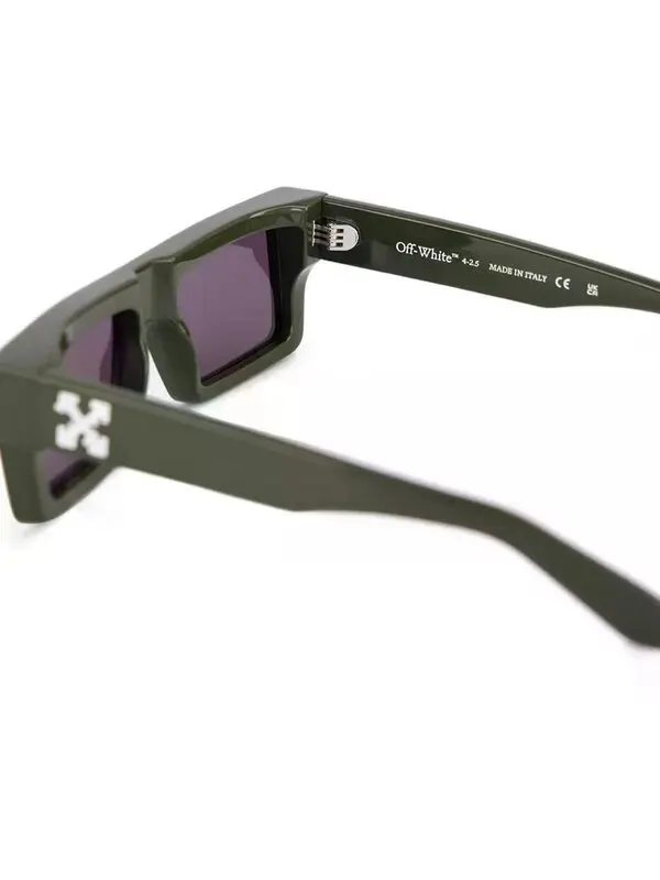 Off-White Rectangle Sunglasses
