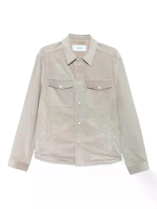 LARDINI Pocket Corduroy Shirt Jacket