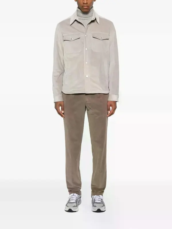 LARDINI Pocket Corduroy Shirt Jacket