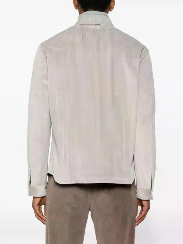 LARDINI Pocket Corduroy Shirt Jacket