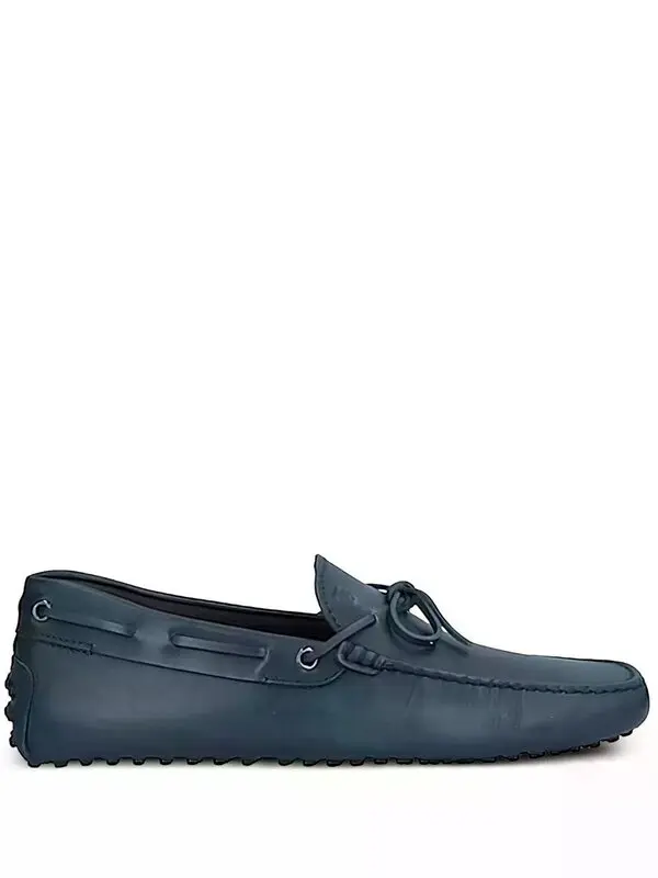 TOD'S Gommino Tie-detail Boat Shoes - Blue