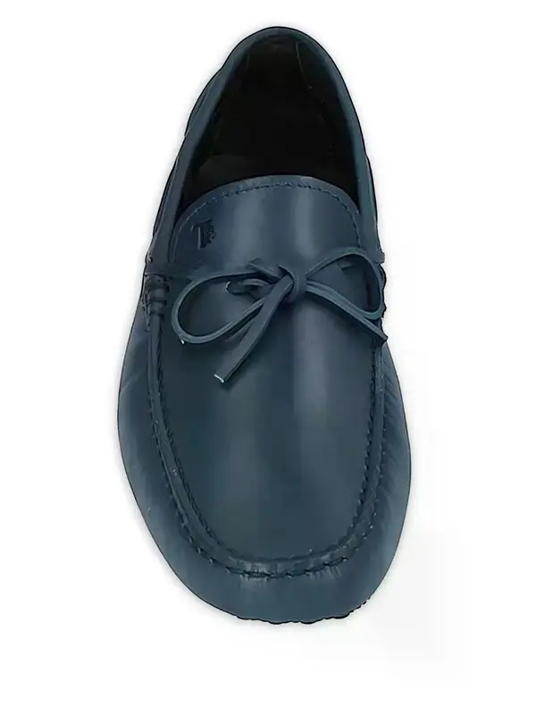 TOD'S Gommino Tie-detail Boat Shoes - Blue