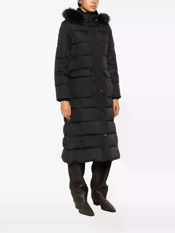 Ralph Lauren Fur-trimmed Quilted Coat