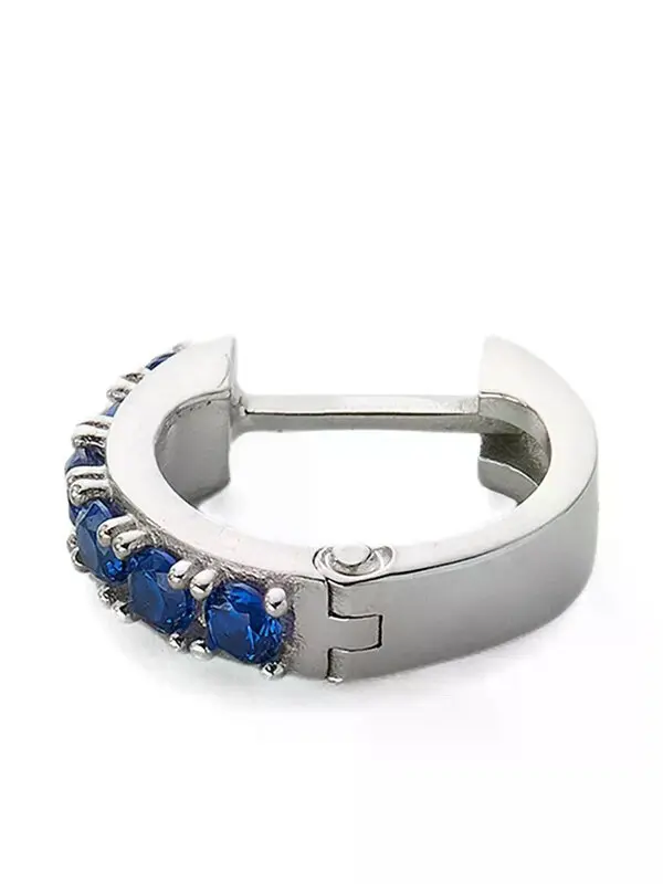 Emanuele Bicocchi Embellished Hoop Earring - Silver