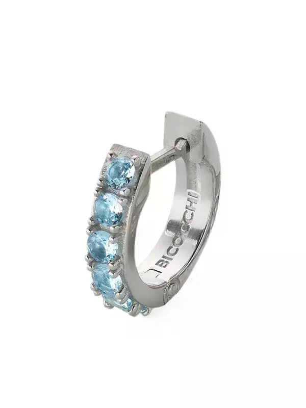 Emanuele Bicocchi Embellished Hoop Earring - Silver