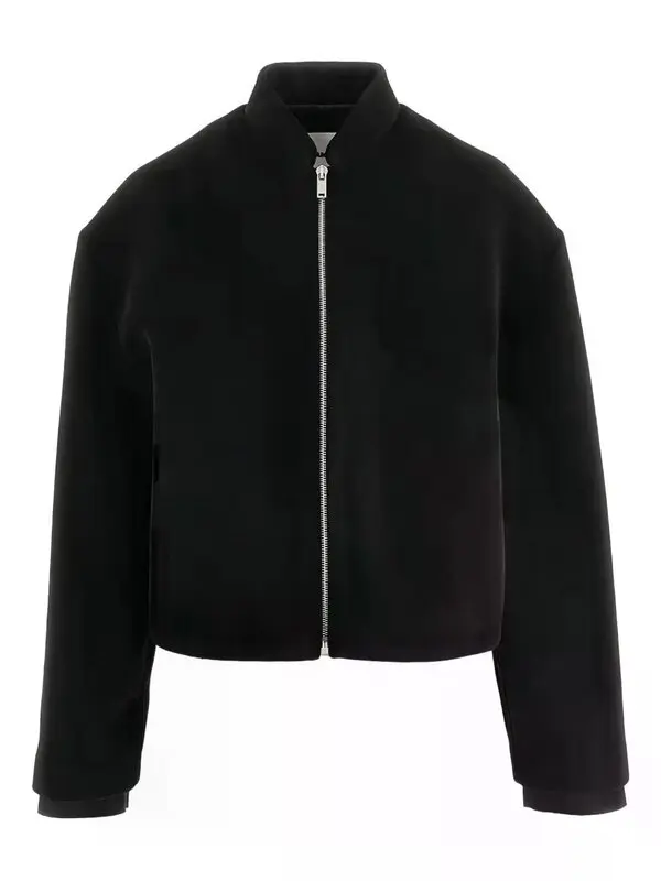 JIL SANDER Cropped Bomber Jacket