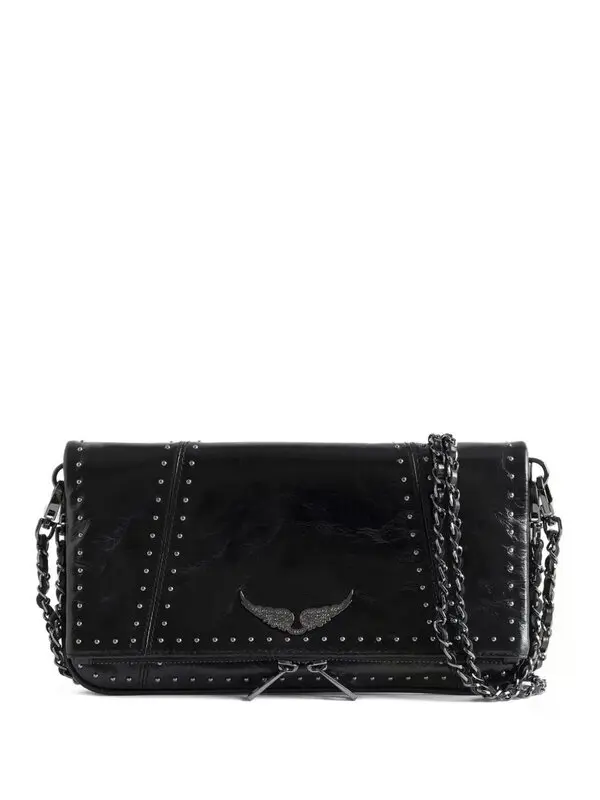 Zadig&Voltaire Rock Studs Wings Clutch Bag - Black