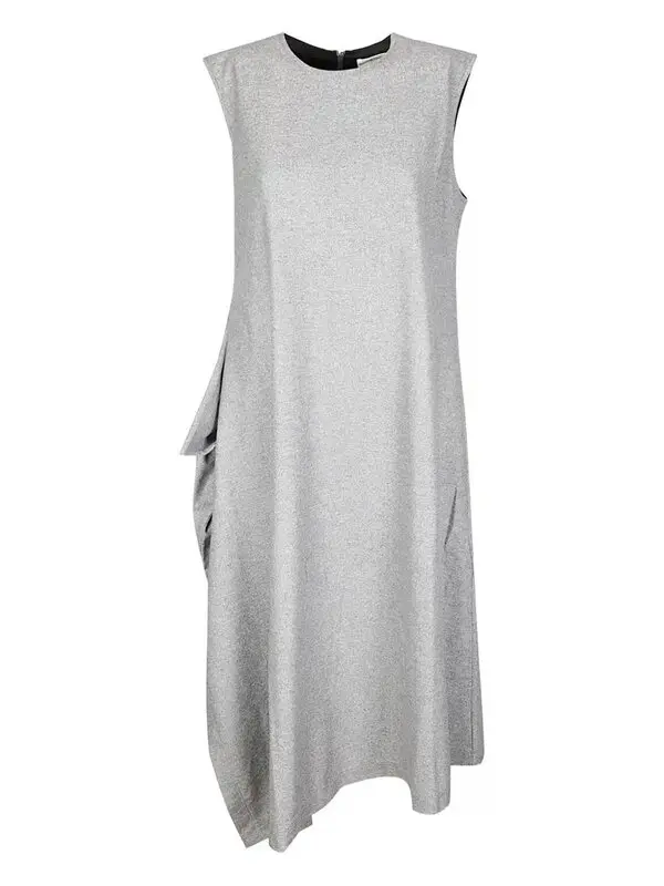 NICCOLO PASQUALETTI Nota Slip Midi Dress - Grey