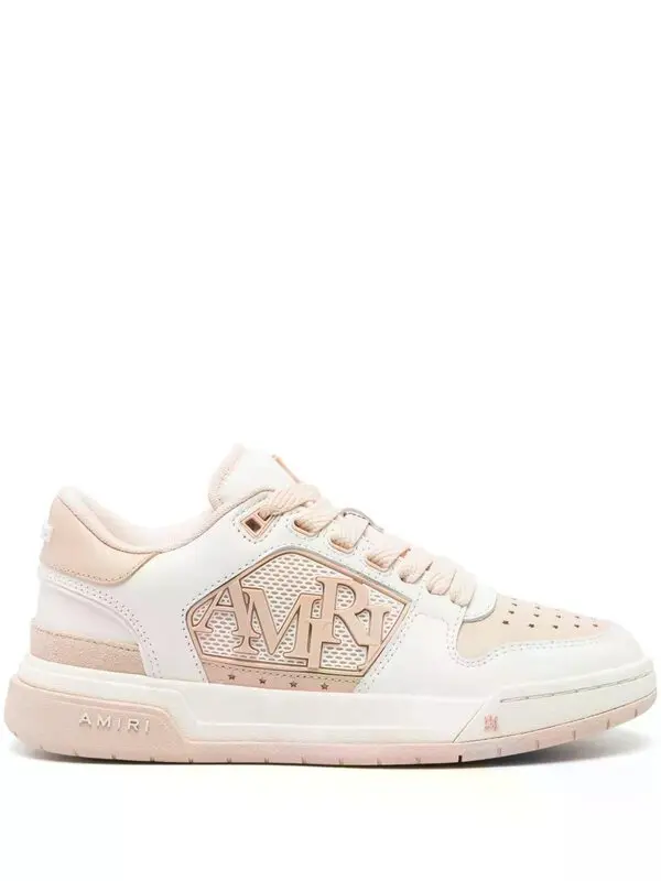 Amiri Classic Low Top Sneakers With Perforated Detail - Pink