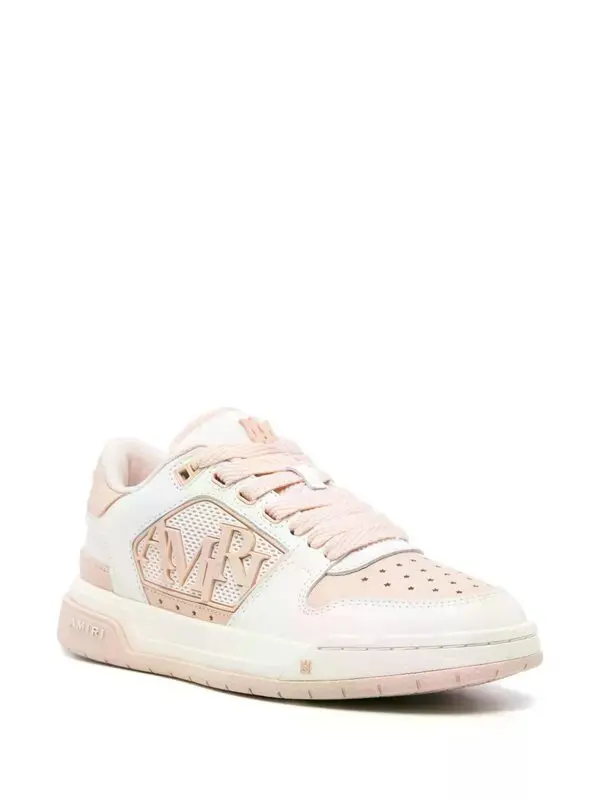 Amiri Classic Low Top Sneakers With Perforated Detail - Pink