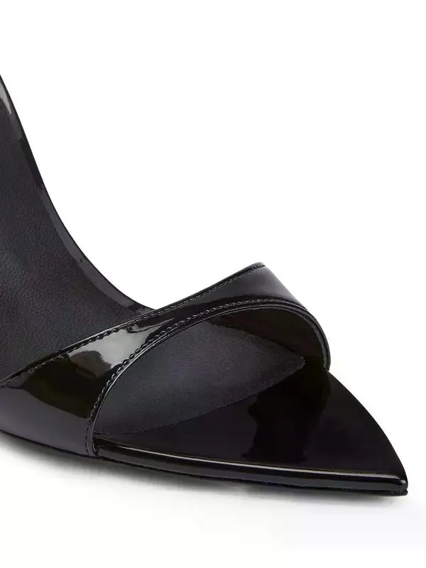 GIUSEPPE ZANOTTI Intriigo 90mm Patent Sandals