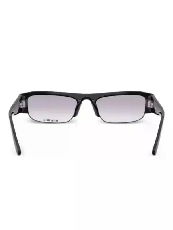Miu Miu Rectangle-frame Sunglasses - Black
