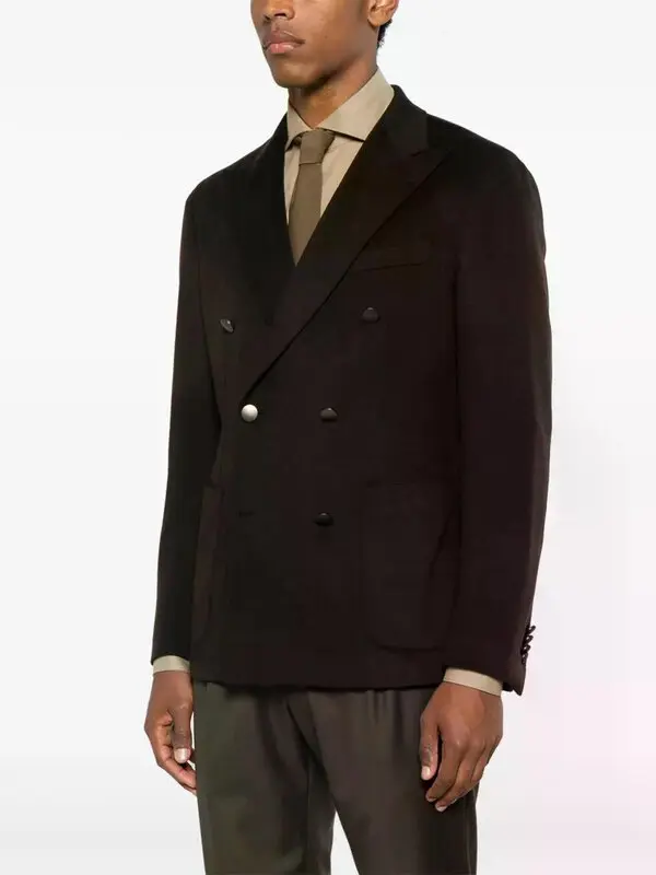 Tagliatore Double-breasted Jacket - Brown