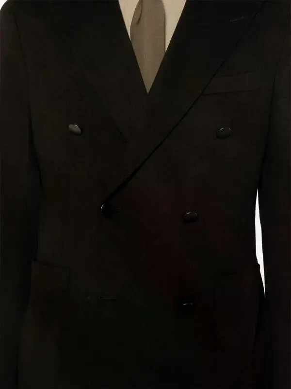 Tagliatore Double-breasted Jacket - Brown