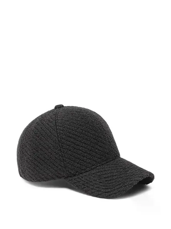 Manière De Voir Textured Twill Baseball Cap